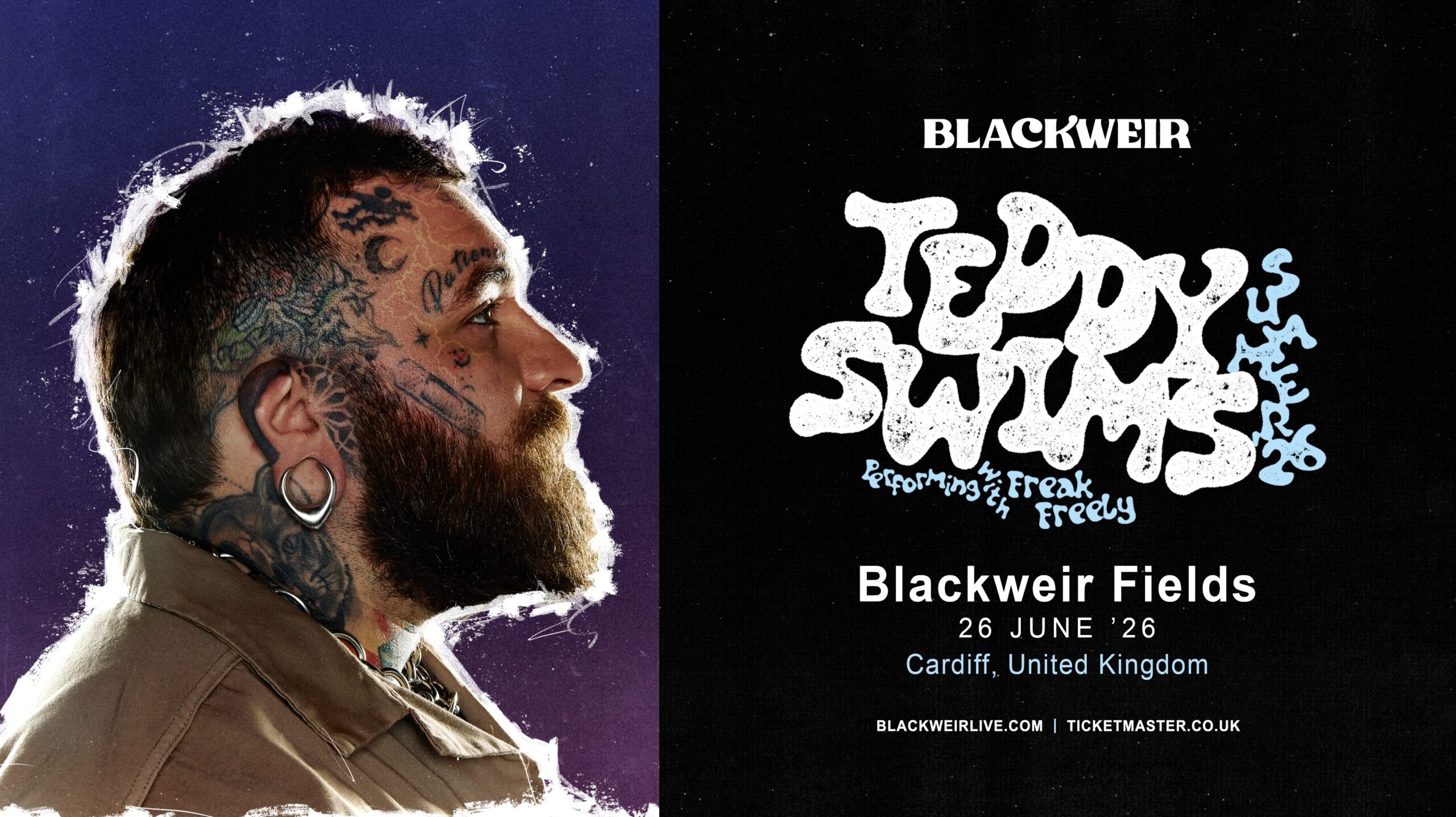 Teddy Swims – Blackweir Fields, 26 Jun 2026