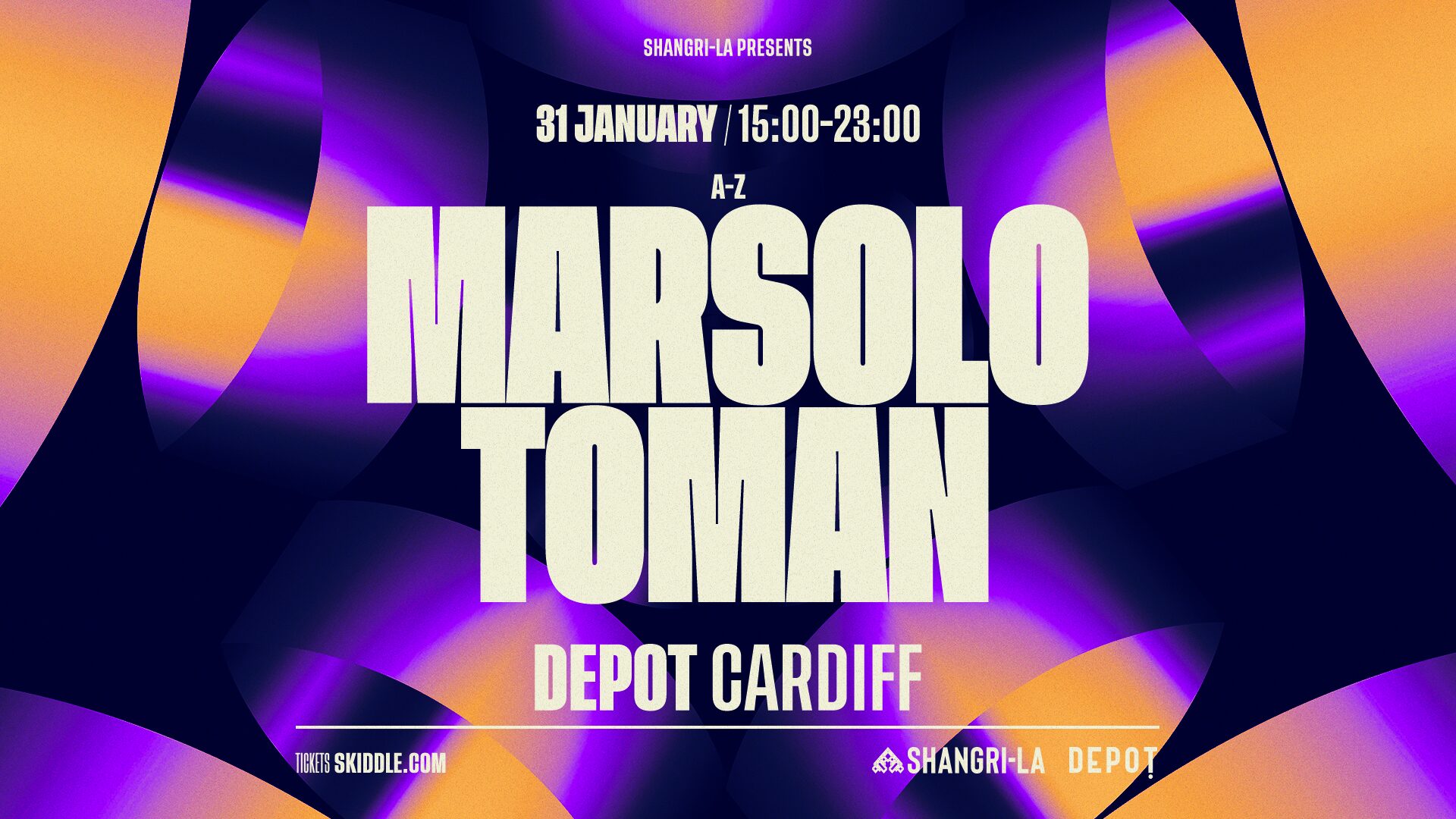 Shangri-La Presents: Marsolo & Toman – DEPOT, 31 Jan 2026